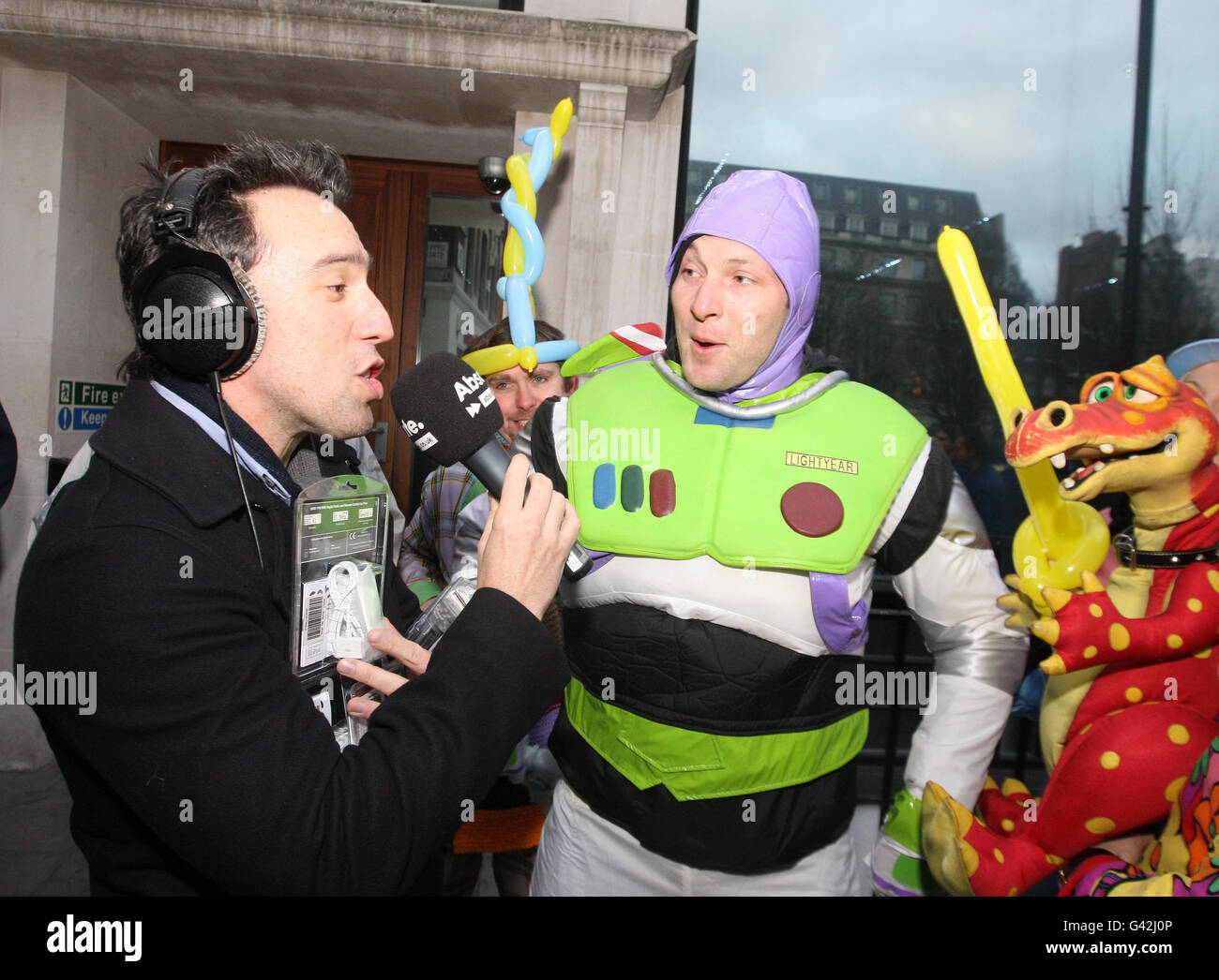 Absolute Radio competition - London Stock Photo - Alamy