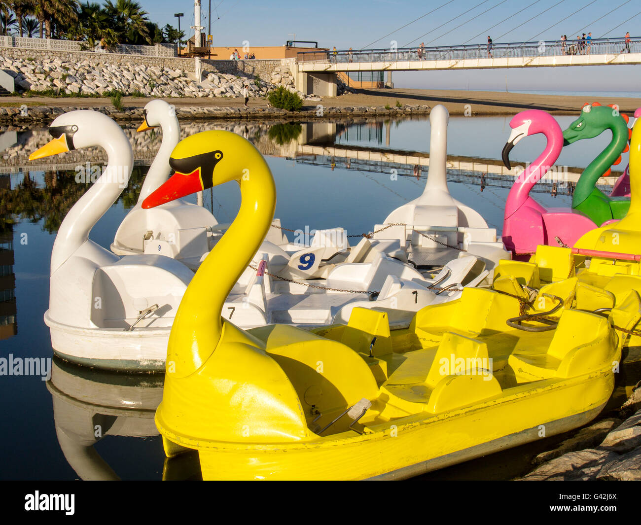 Pedalo boats hi-res stock photography and images - Alamy