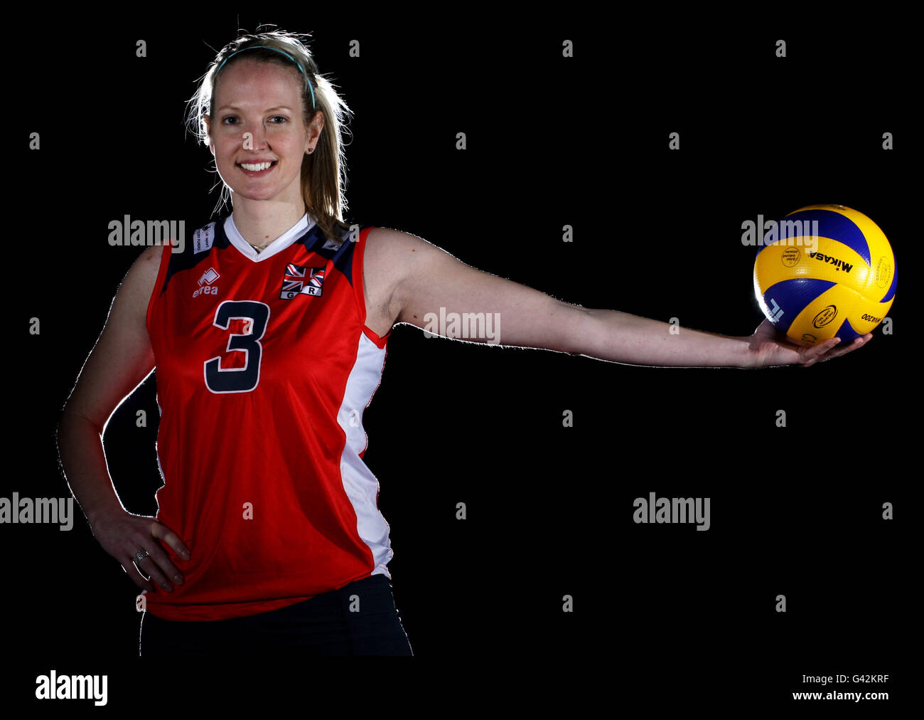 Great Britain's Volleyball player Rachel Laybourne during a photocall ...