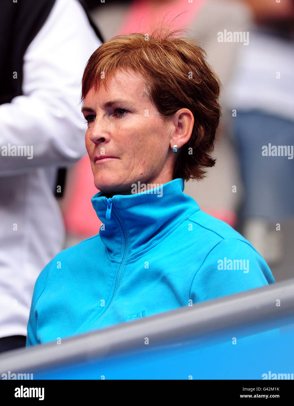 Judy murray in the stands hi-res stock photography and images - Alamy