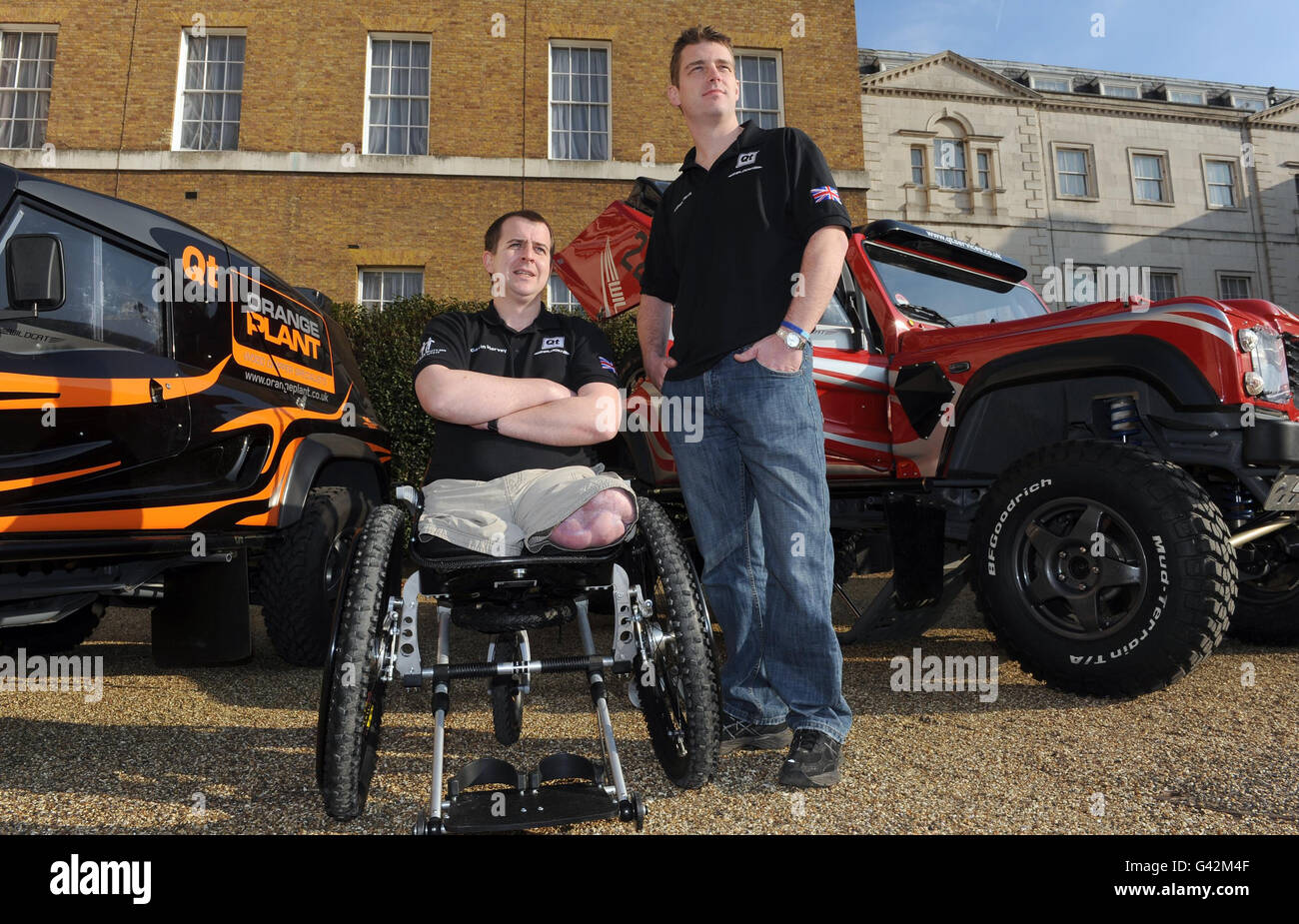 Gavin Harvey (left) and Anthony Harris, members of a team of seriously ...