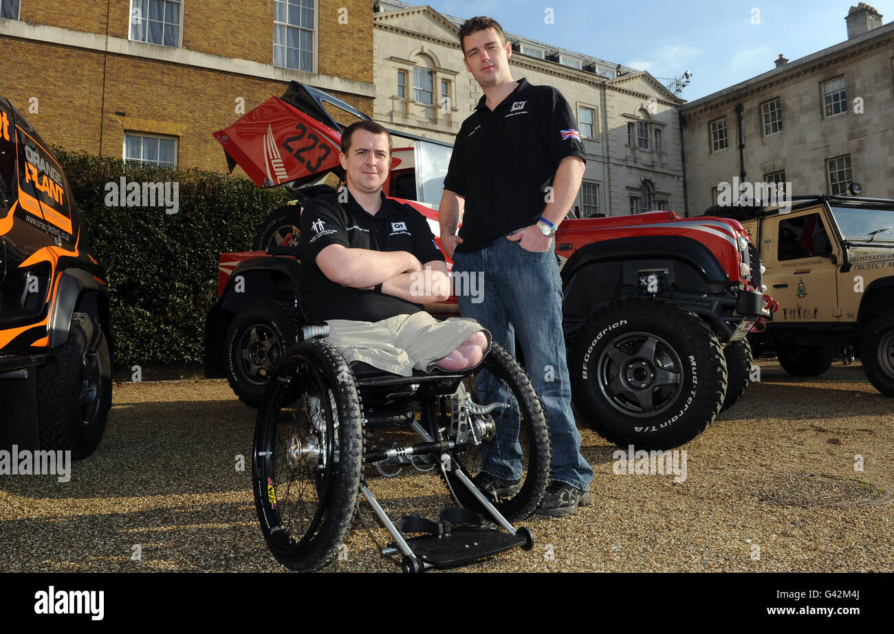 Gavin Harvey (left) and Anthony Harris, members of a team of seriously ...