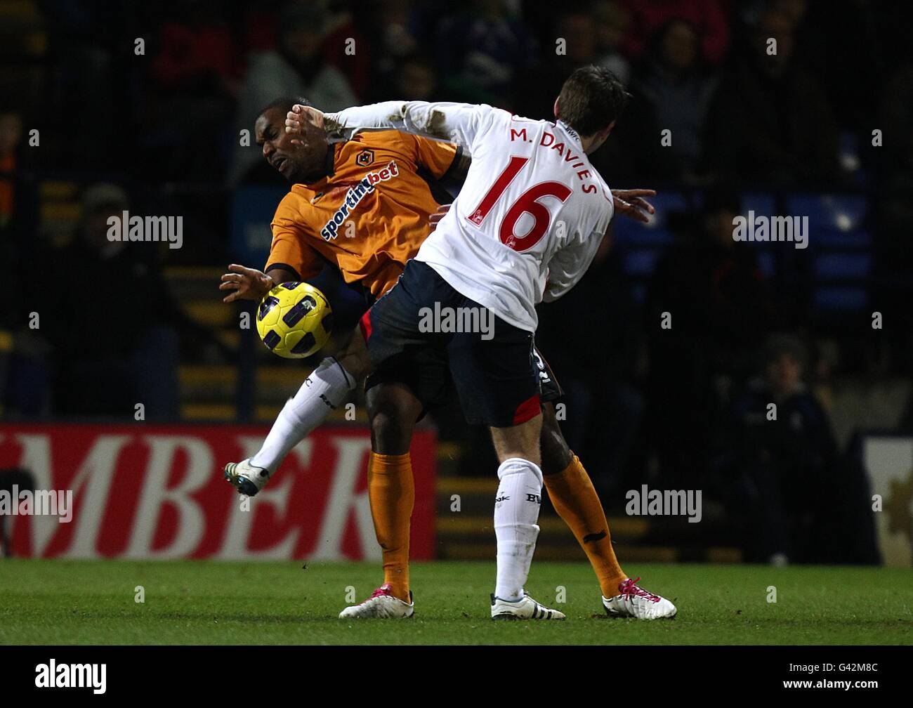 Wolverhampton wanderers mark davies hi-res stock photography and images ...