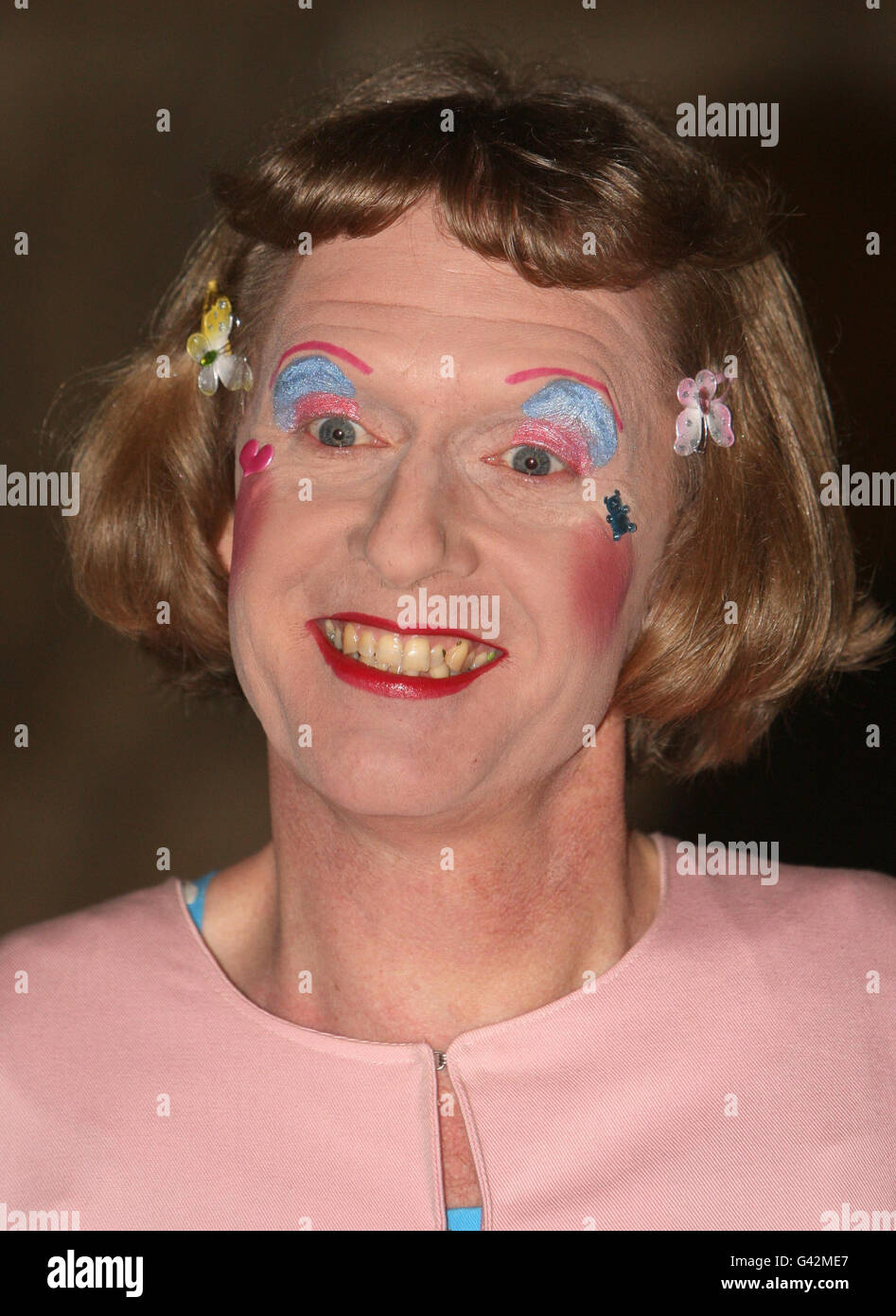 Grayson Perry arrives at the London College of Fashion's MA Graduate ...