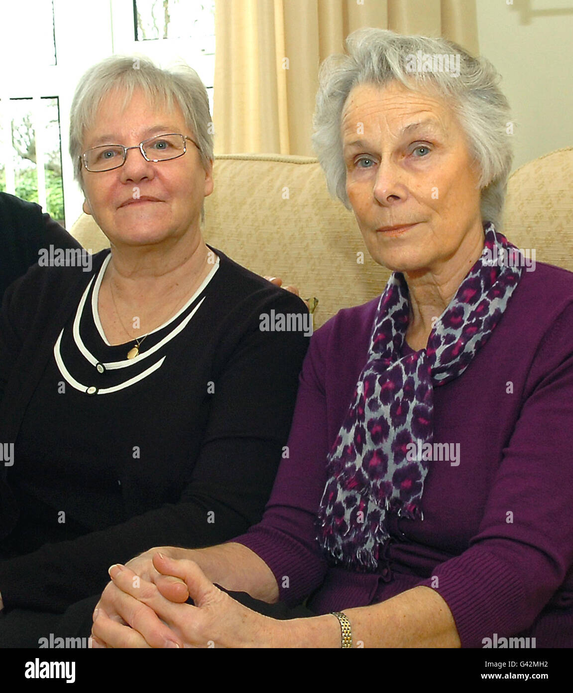 Jean Worgan, from Northampton (left) and Shirley Fish, from Poulton ...