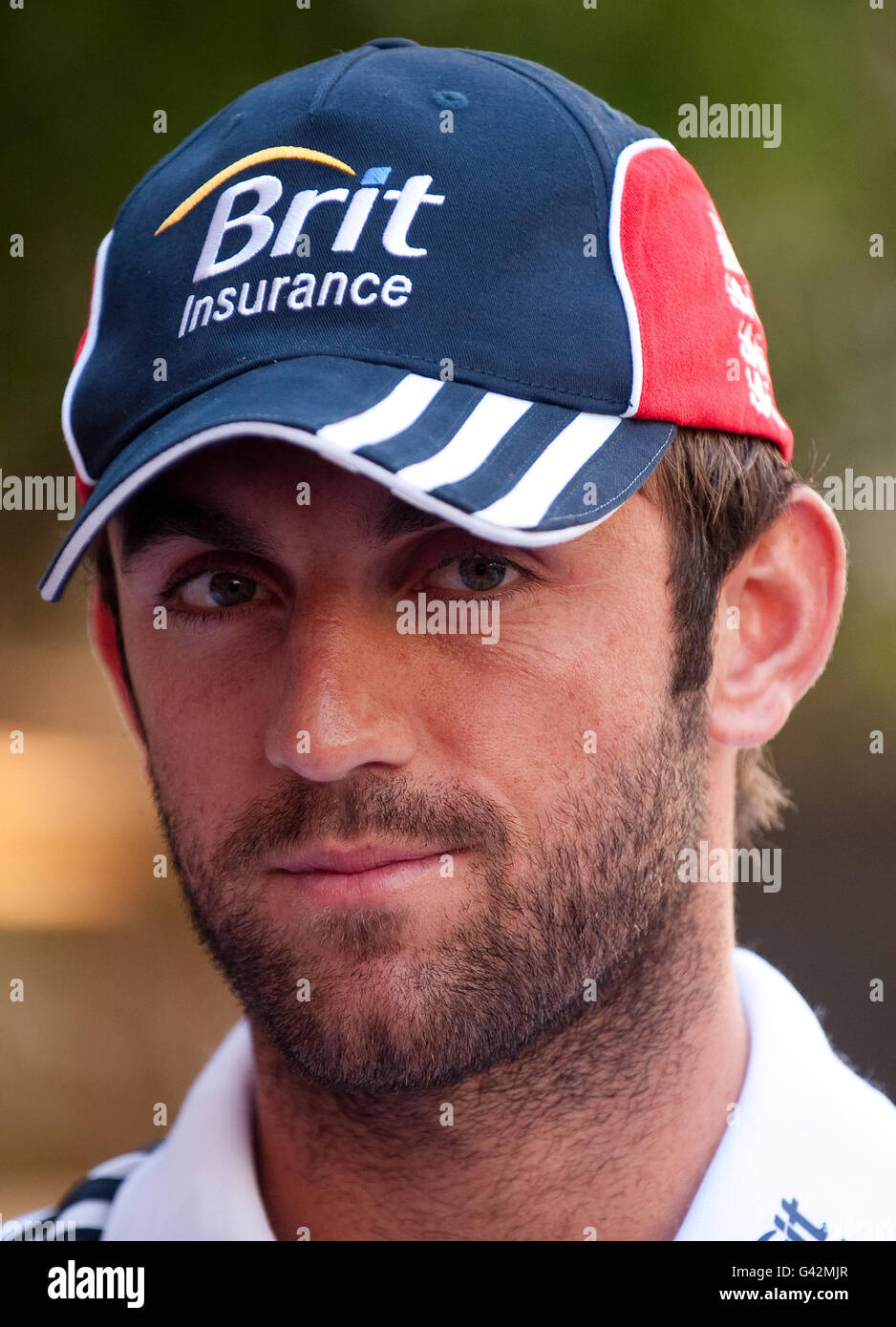 England bowler Liam Plunkett during a press conference at the team ...