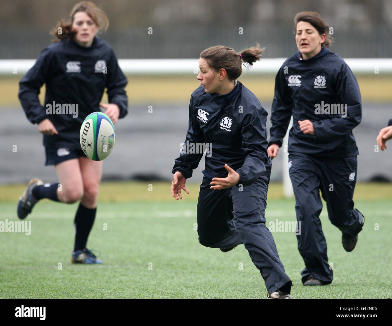 Scotlands ruth slaven centre during training hi-res stock photography ...