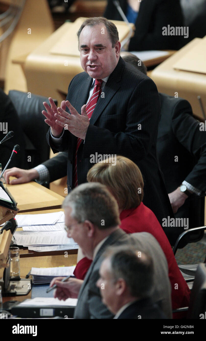 First Minister's Questions Stock Photo - Alamy
