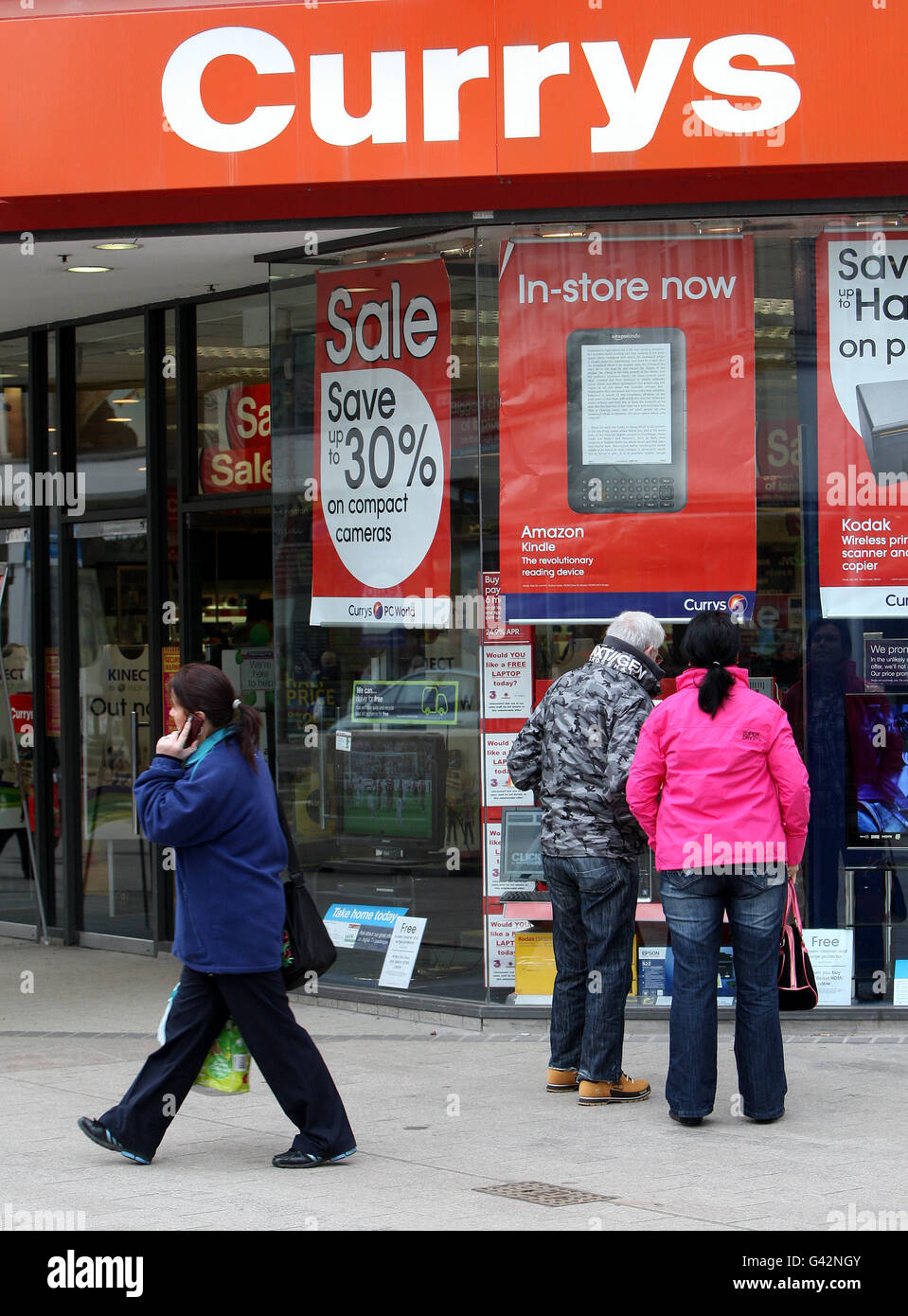Currys retail store, in high street Belfast, which has replaced Dixons ...