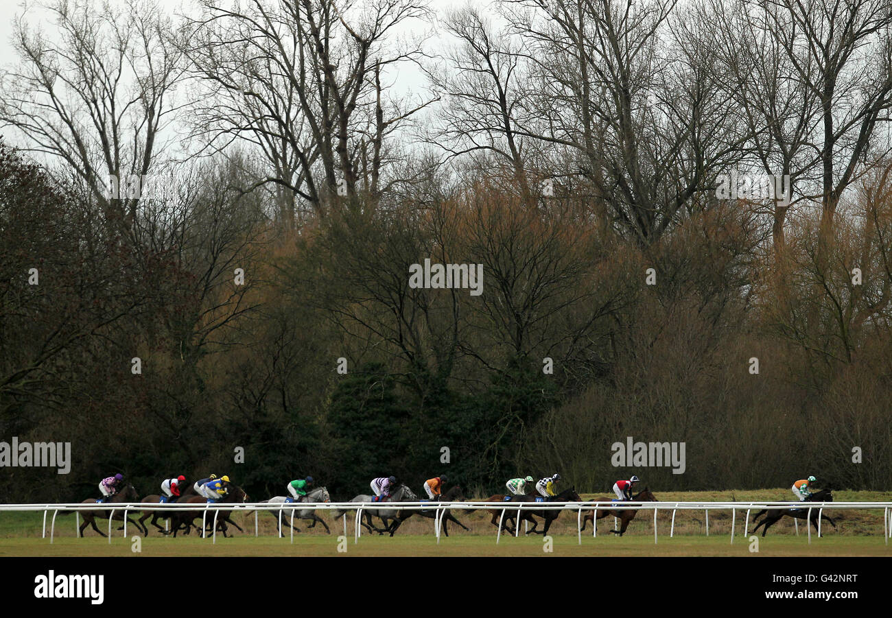 The field make their way around the course during the Huntingdon Audi ...