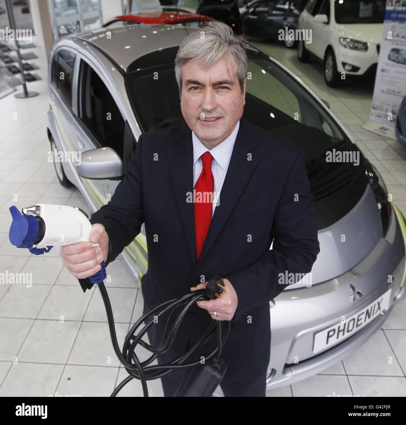 Iain Gray green announcement Stock Photo - Alamy