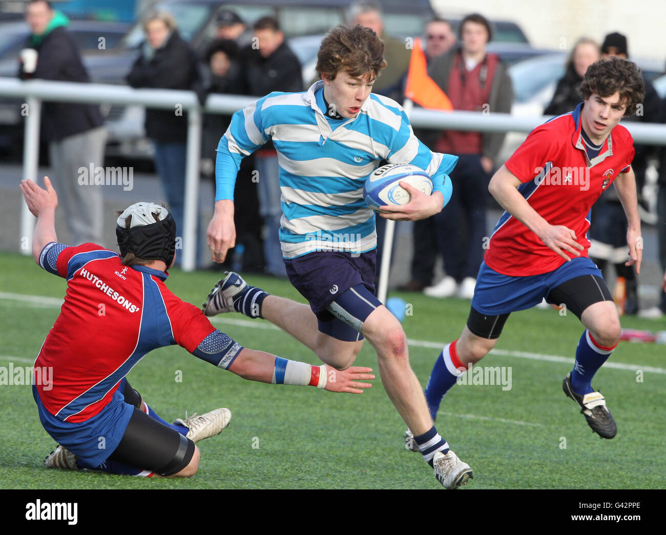 Rugby Union - Brewin Dolphins Semi Final - Edinburgh Academy v Hutchie ...