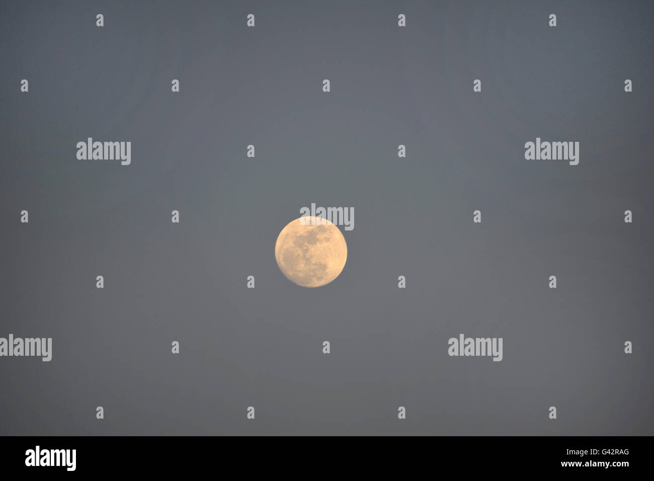 Moon in clear sky hi-res stock photography and images - Alamy