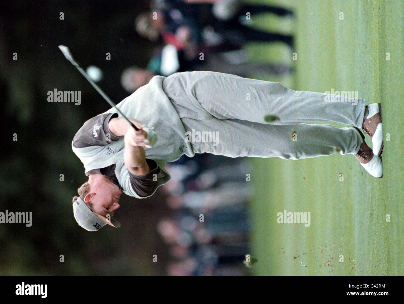 GOLF Els action Stock Photo - Alamy