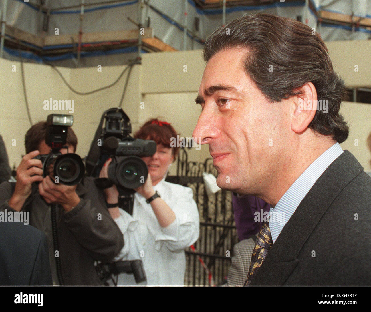 Stockbroker Anthony Parnes arrives at the Appeal Court in London today ...