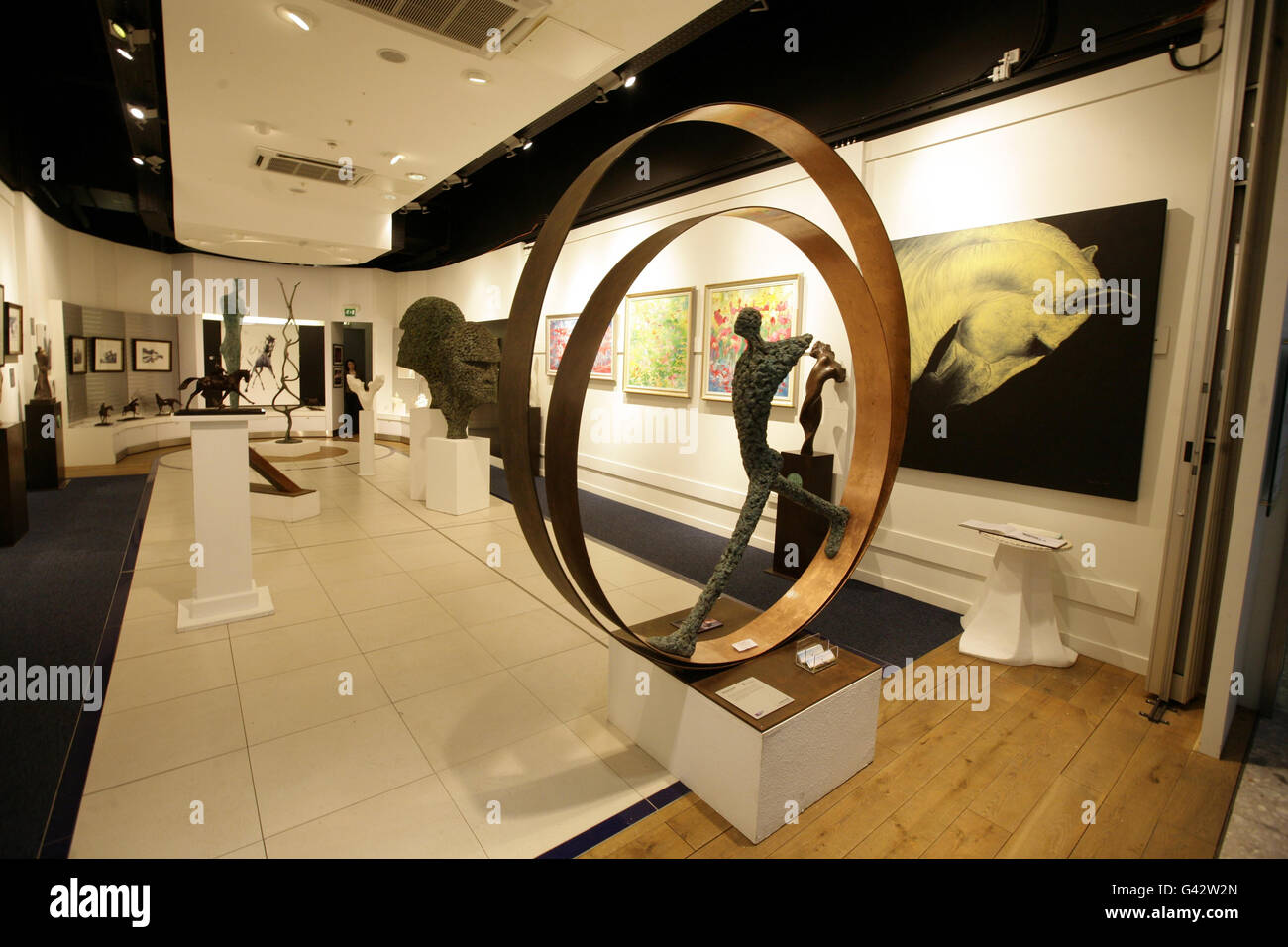 the Terminal 5 Expo Gallery at Heathrow Airport, Middlesex. 07/02/2011 ...