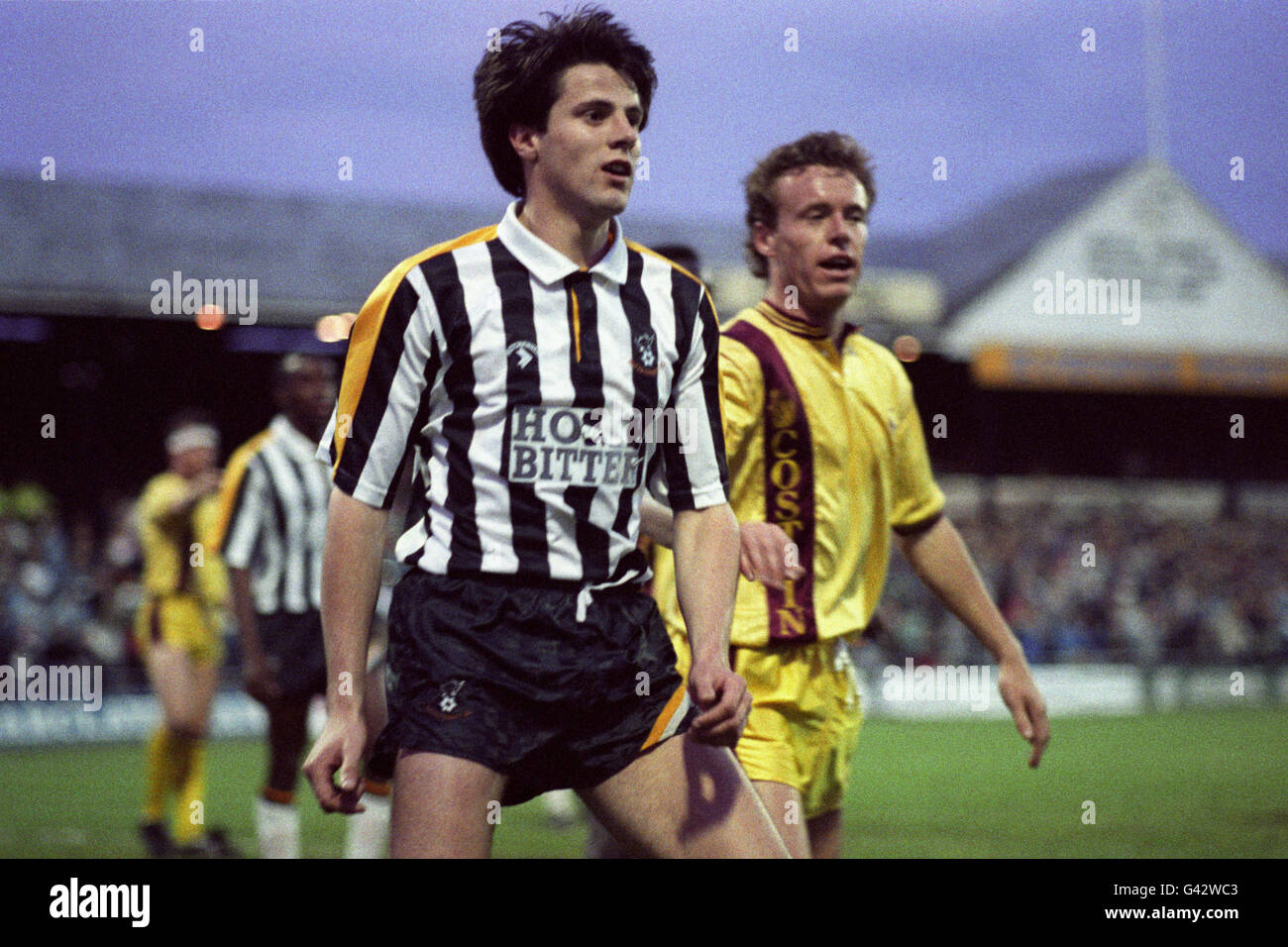 Nottingham county v northampton notts countys dean yates hi-res stock ...