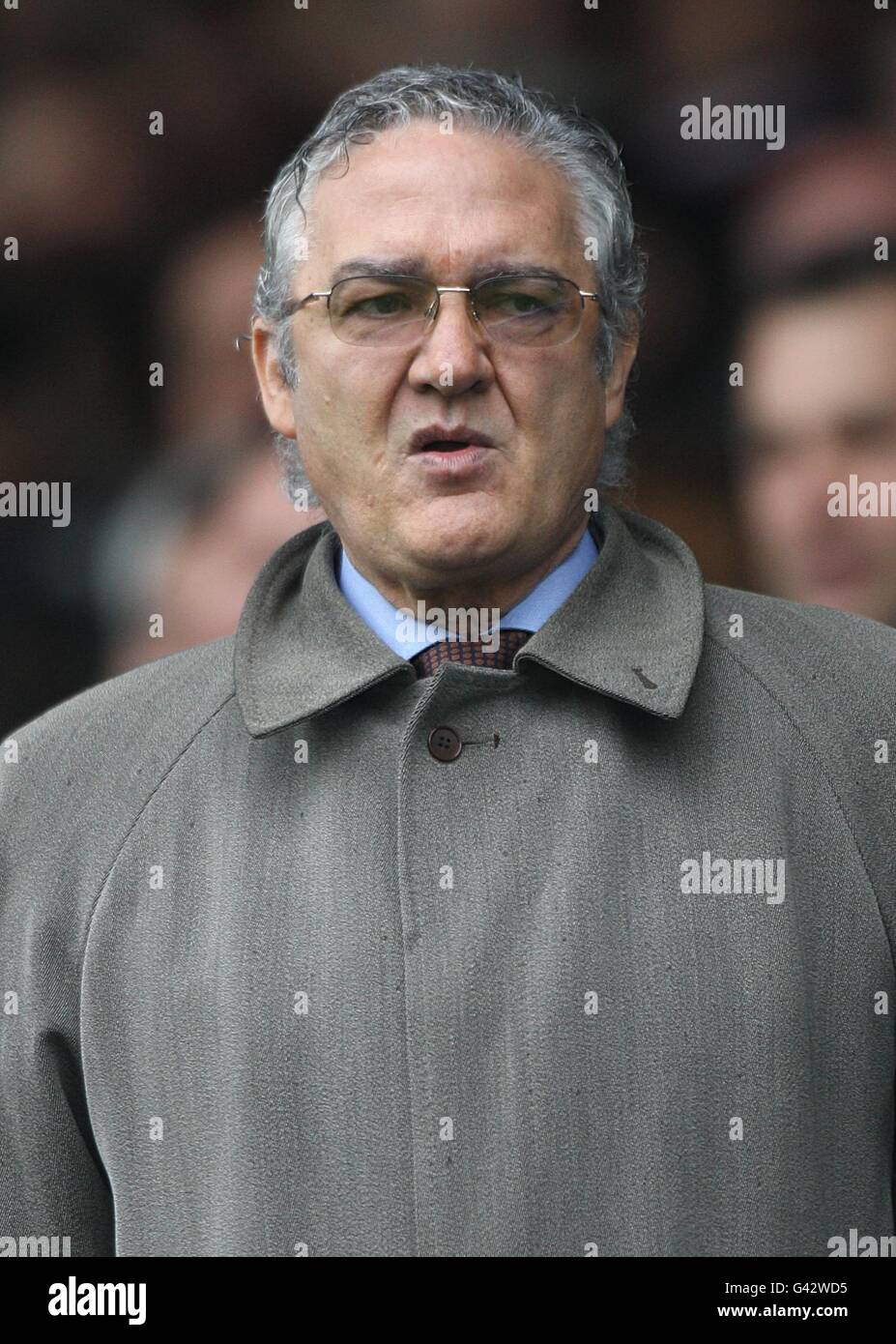 Queens Park Rangers' Chairman Gianni Paladini in the stands Stock Photo ...