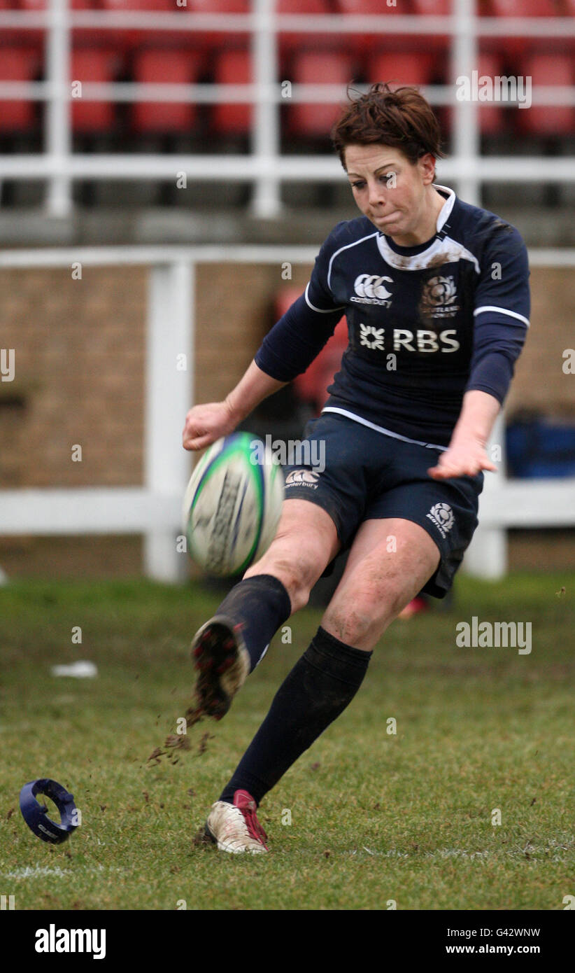 Scotland's Caroline Collie during the Women's RBS 6 Nations match at ...