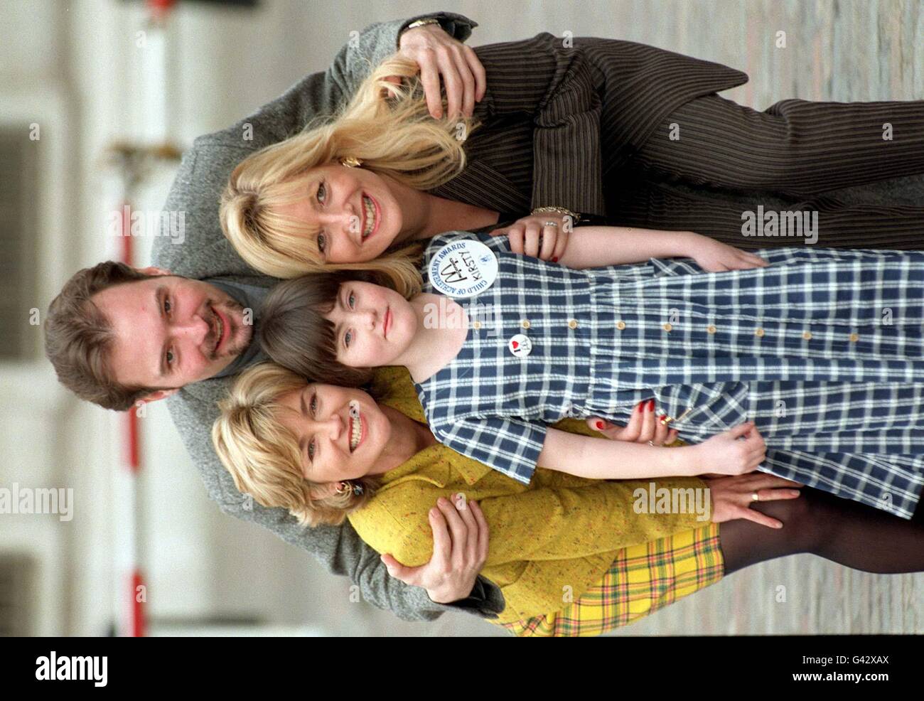 McDonalds Child of Achievement winner Kirsty Kerr with TV personalities ...