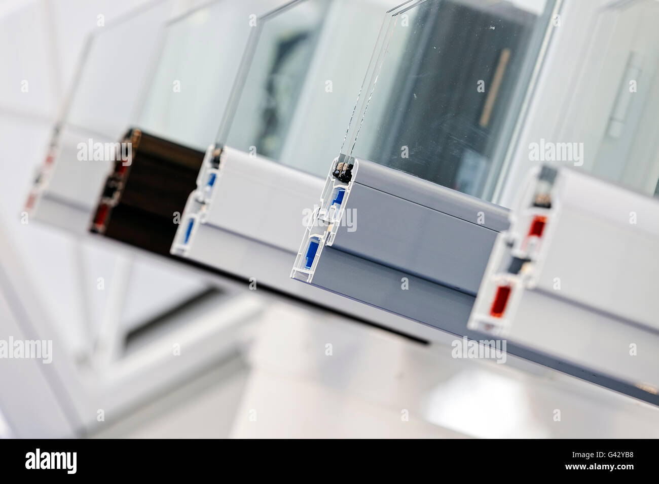 Cross section of pvc profiles for window hi-res stock photography and ...