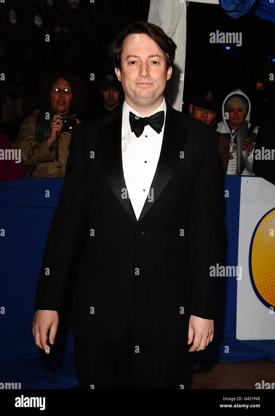 David Mitchell arriving for the 2010 British Comedy Awards at Indigo2 ...