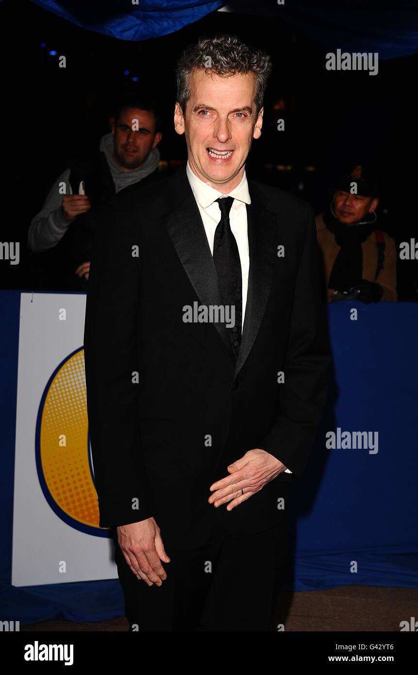 Peter Capaldi arriving for the 2010 British Comedy Awards at Indigo2 ...