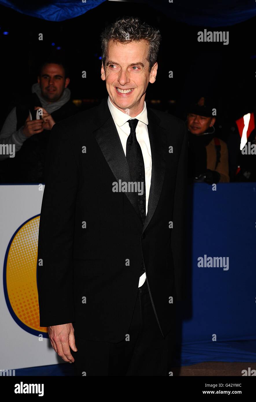 Peter Capaldi arriving for the 2010 British Comedy Awards at Indigo2 ...