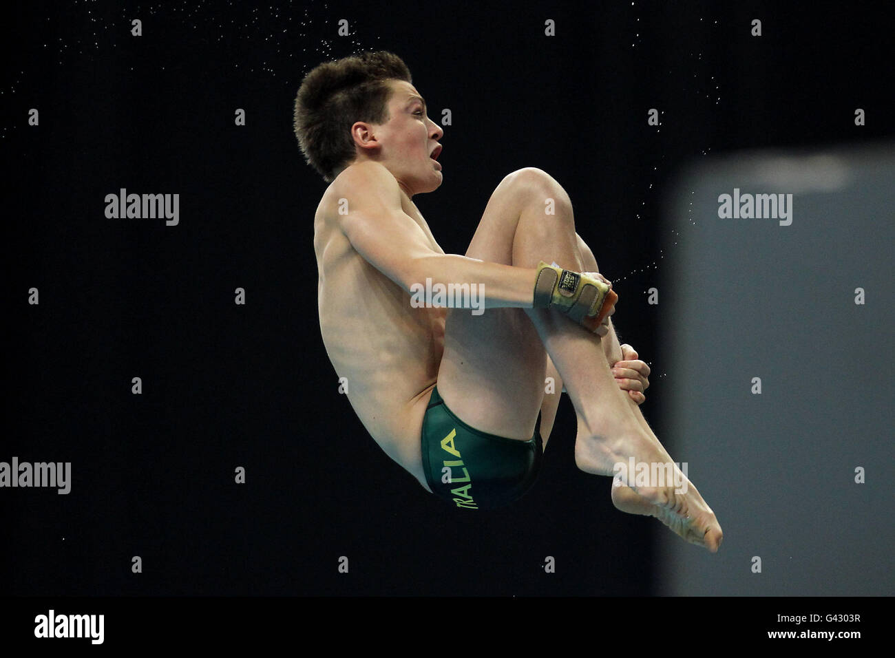Australia's James Connor in action in the 10m Platform Diving on day ...