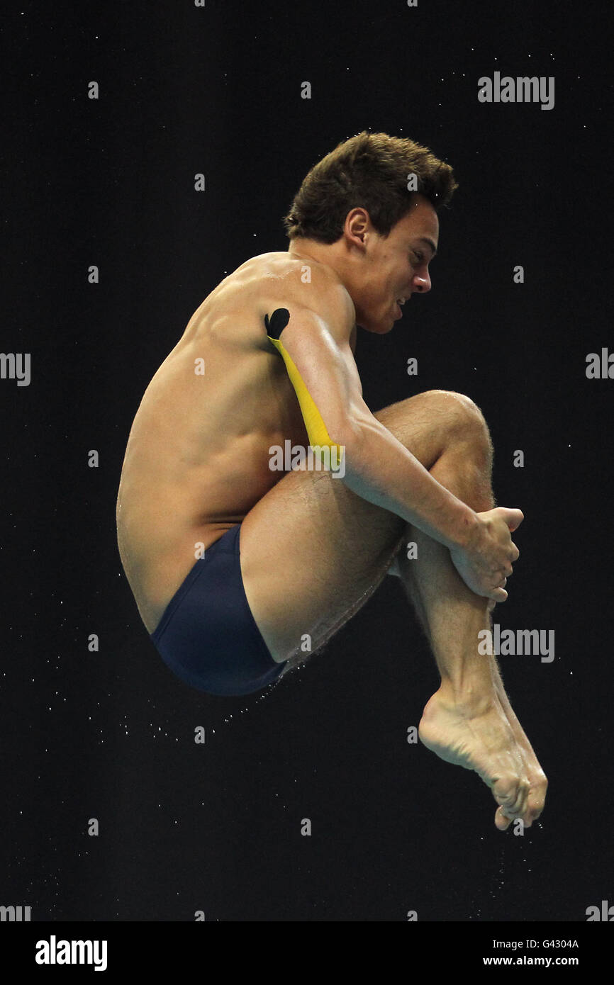 England's Tom Daley in action in the 10m Platform Diving on day ten of ...
