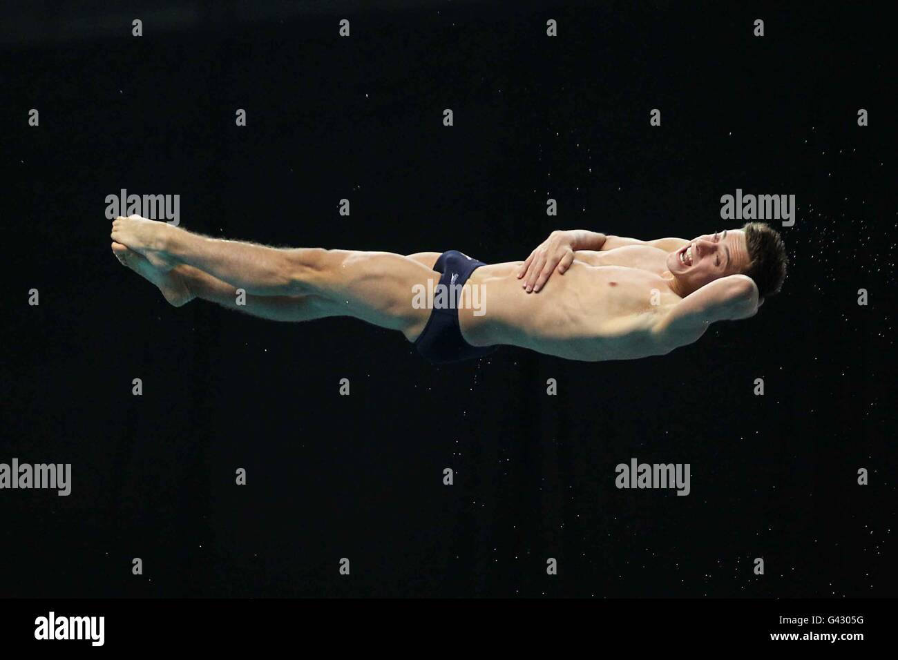 England's Max Brick in action in the 10m Platform Diving on day ten of ...