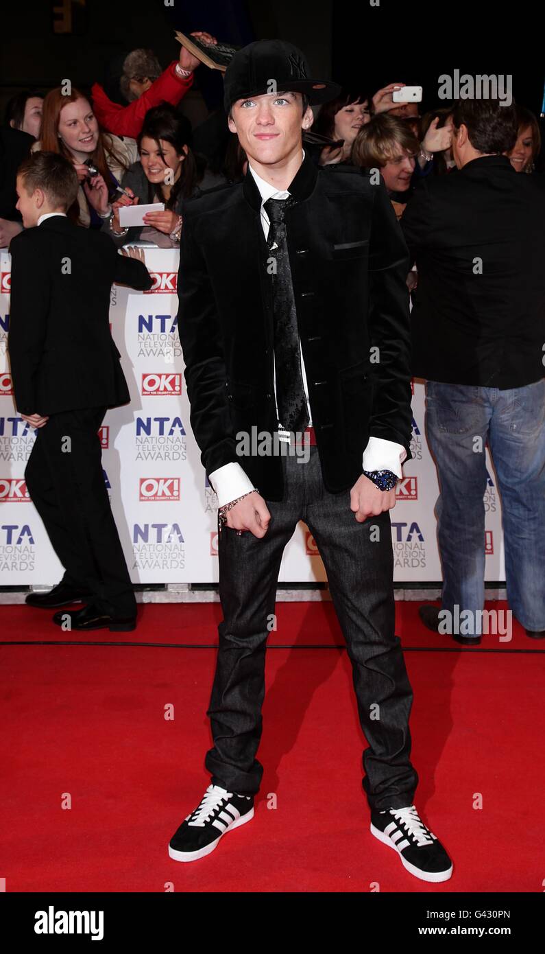 George sampson arriving national television awards o arena hi-res stock ...