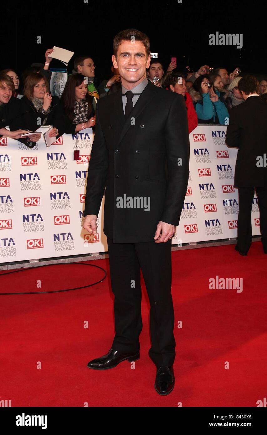 Scott Maslen arriving for the 2011 National Television Awards at the O2 ...