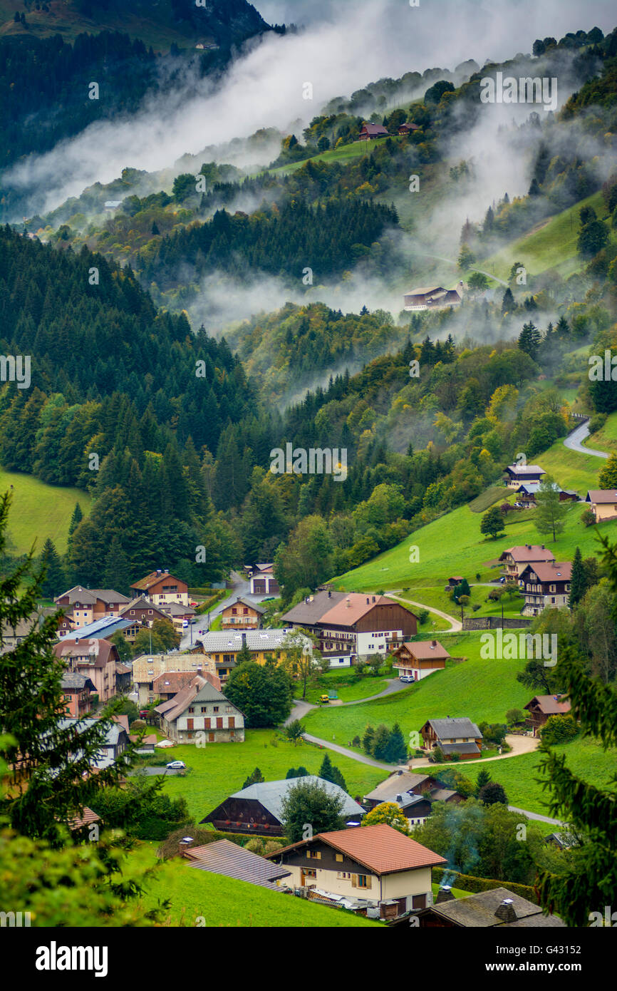 Le Reposoir village, Haute Savoie, Auvergne-Rhône-Alpes, France, Europe ...