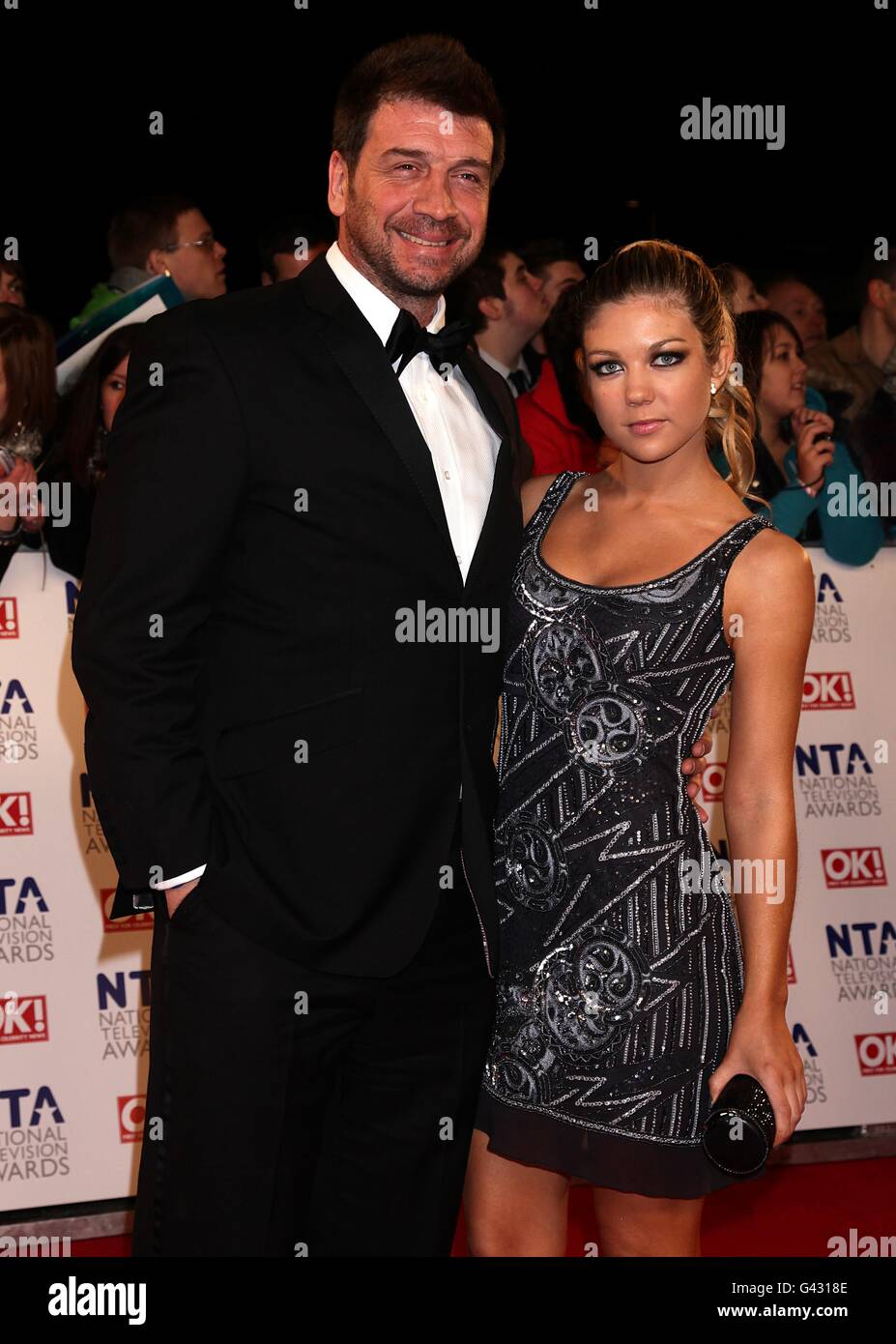 Nick Knowles and girlfriend Jessica Moore arriving for the 2011 ...