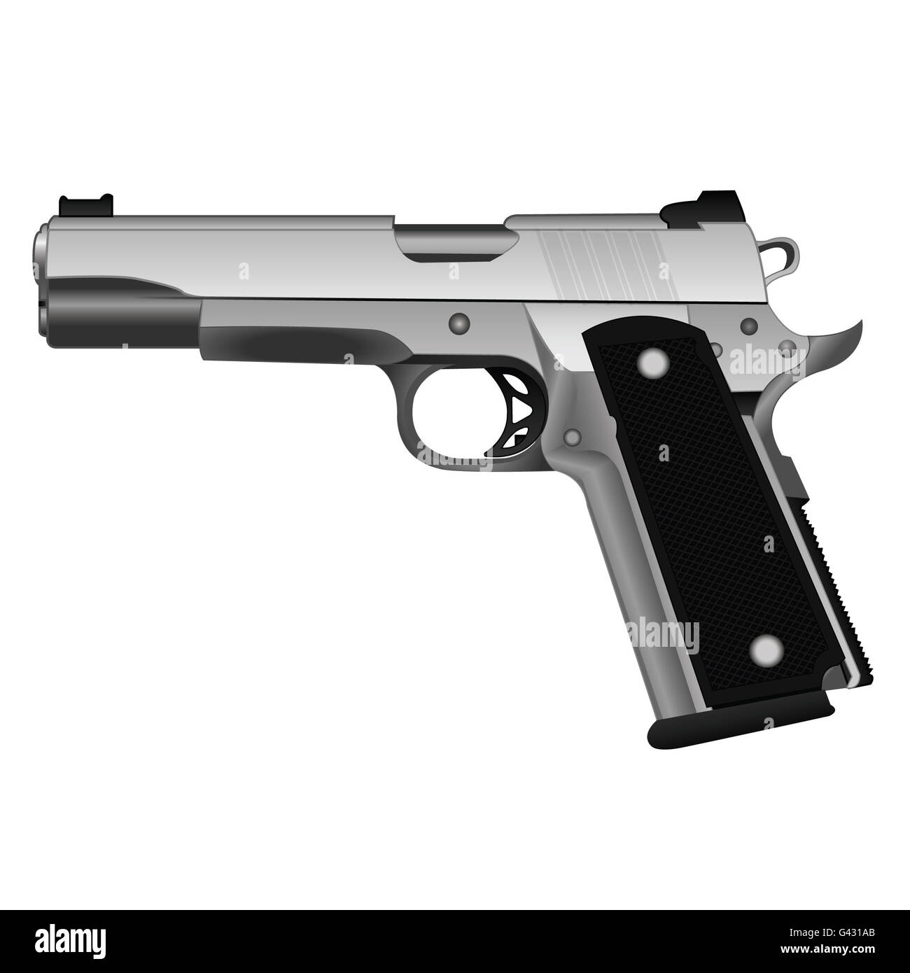 A steel gun Stock Photo - Alamy