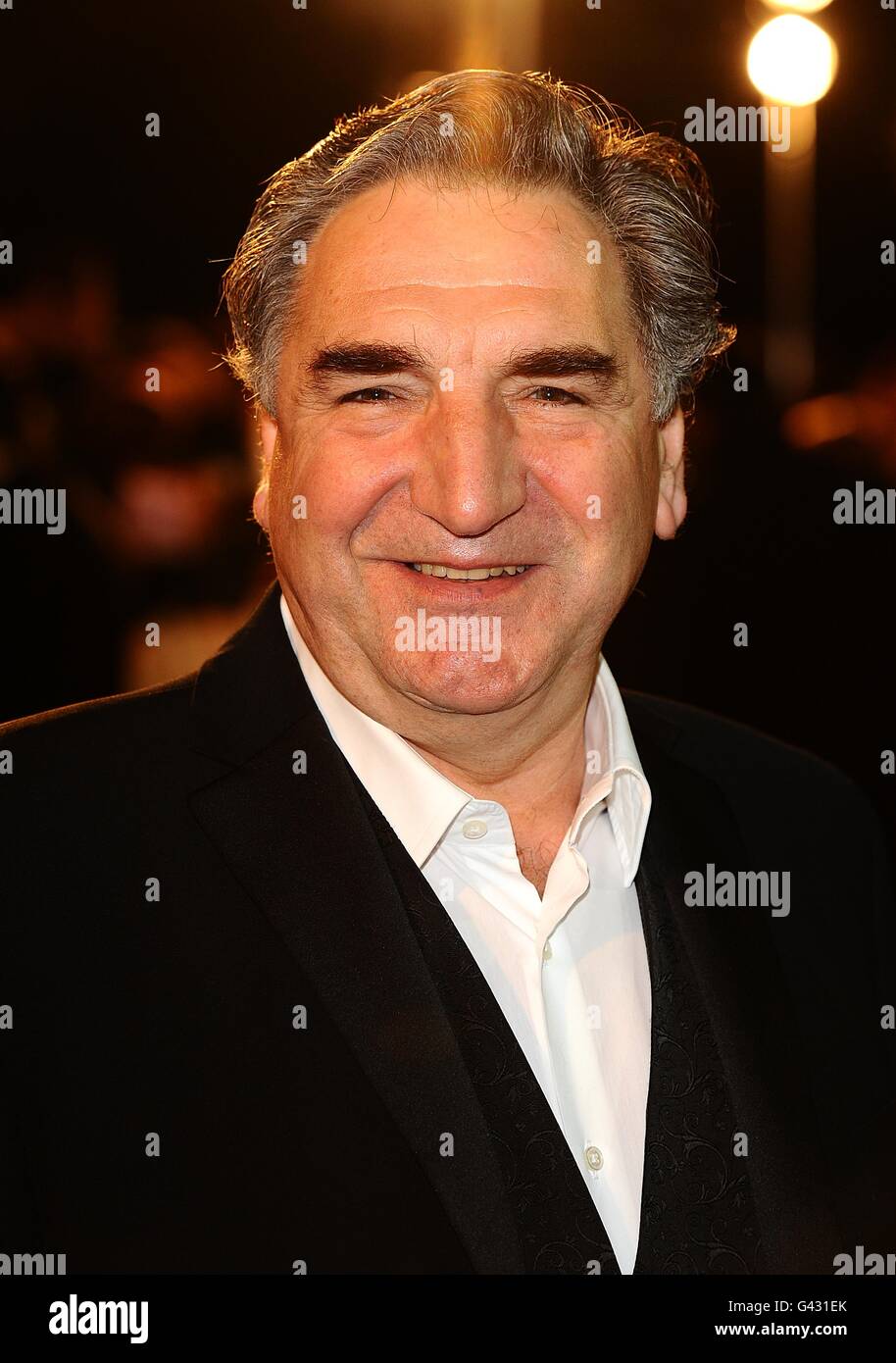 Jim Carter arriving for the 2011 National Television Awards at the O2 ...