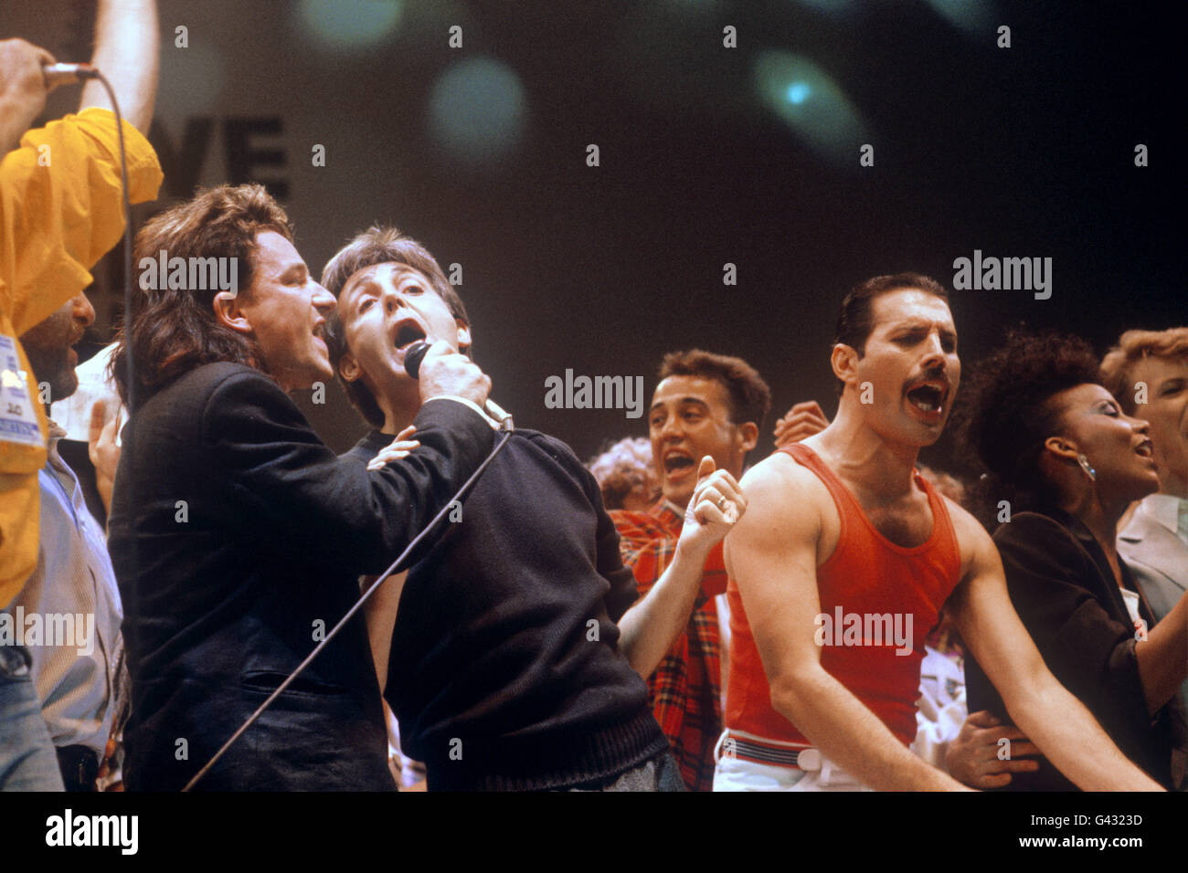 Freddie Mercury Live Aid High Resolution Stock Photography and Images ...