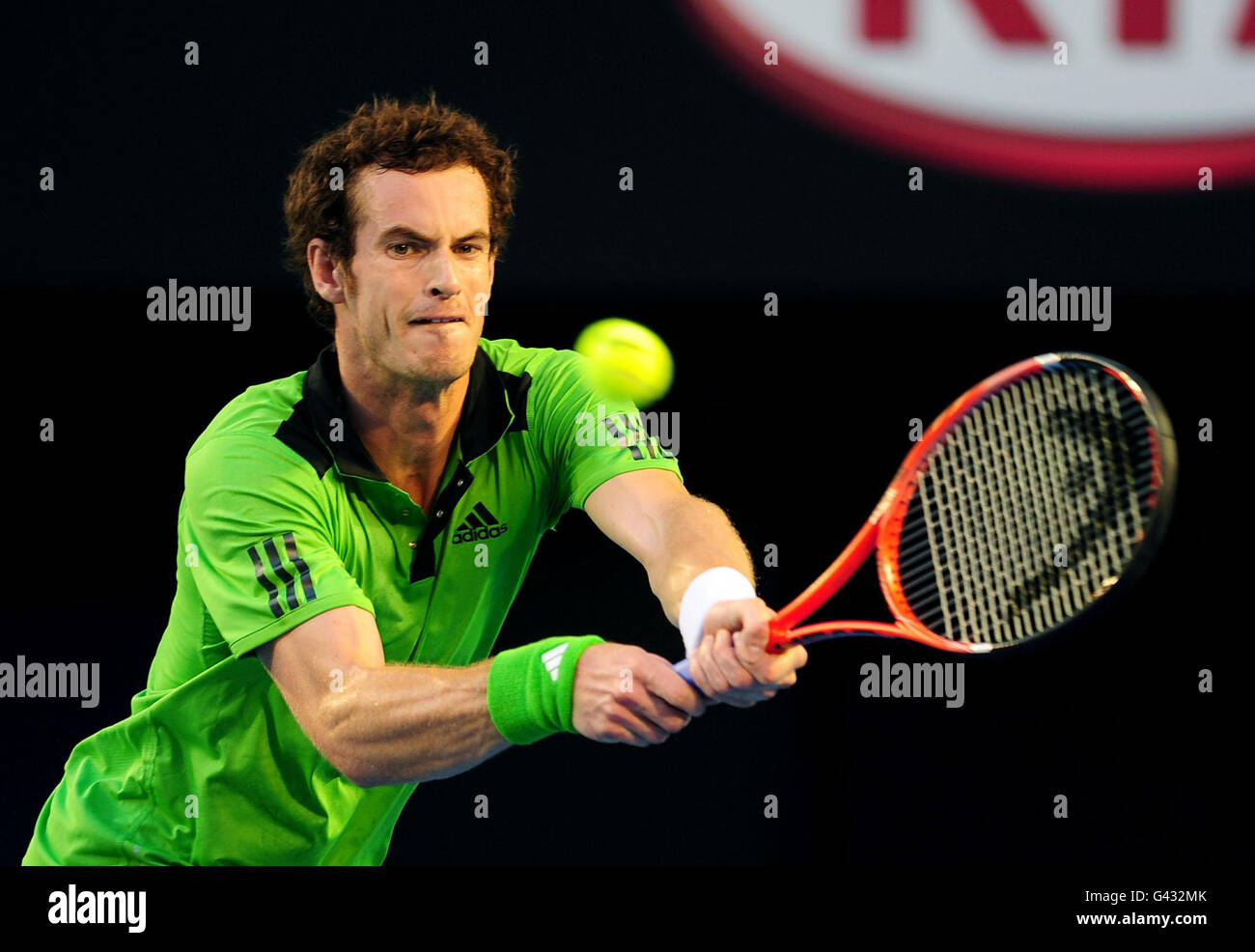 Tennis 2011 australian open day fourteen melbourne park hi-res stock ...