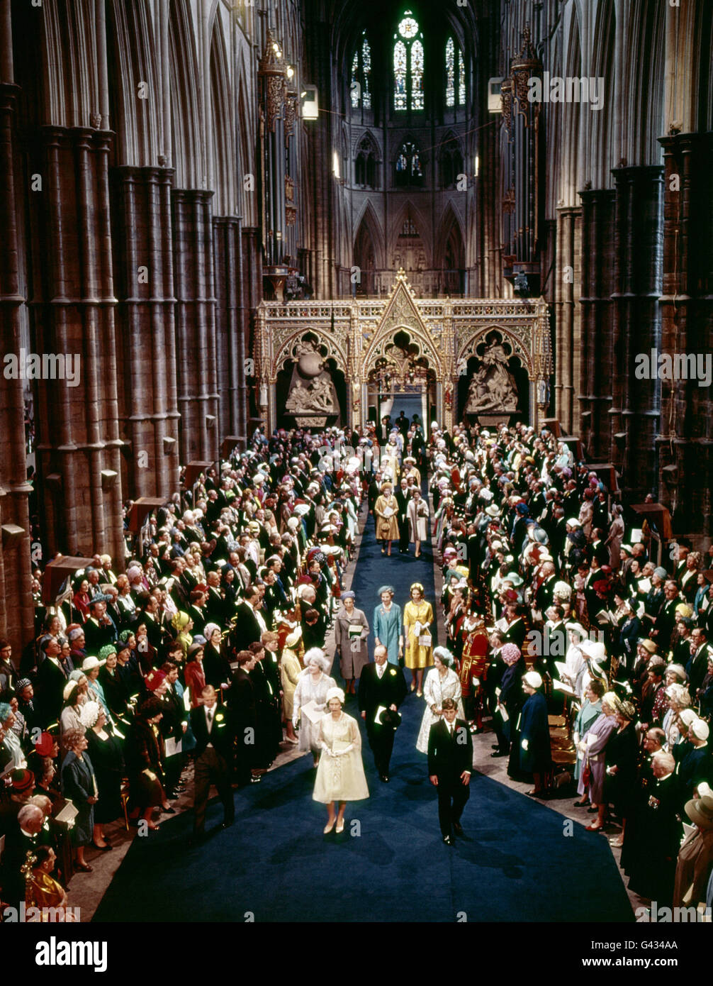 Royalty - Princess Alexandra and Angus Ogilvy Wedding - London Stock ...
