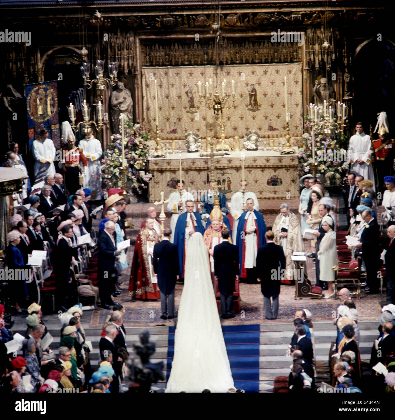 Royalty - Princess Alexandra and Angus Ogilvy Wedding - London Stock ...