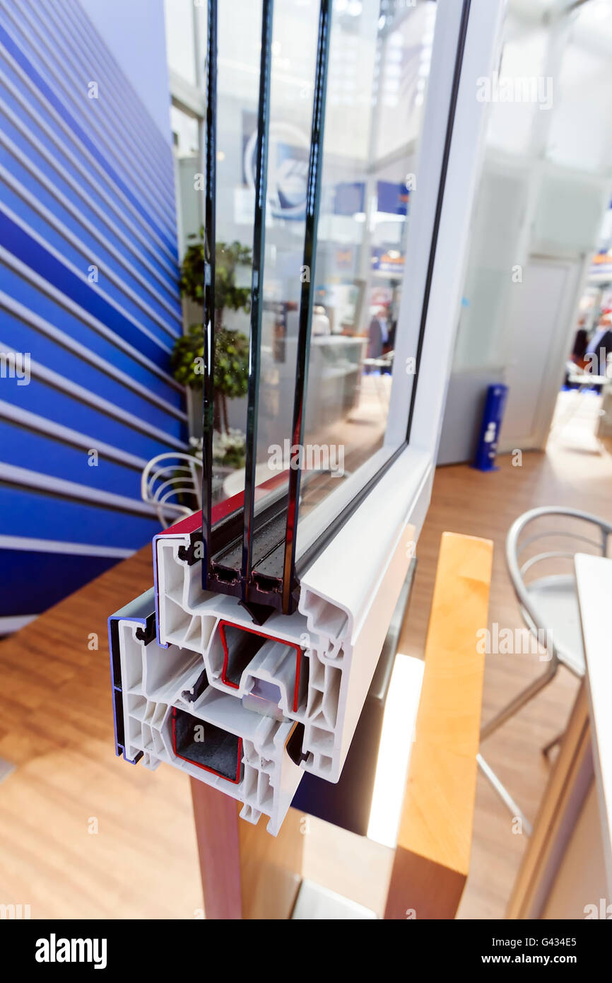 Cross section of pvc profile for window hi-res stock photography and ...