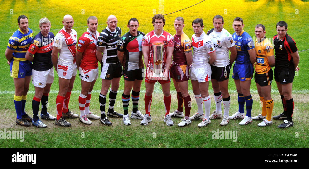 Rugby League - Engage Super League Launch - Old Trafford Stock Photo ...