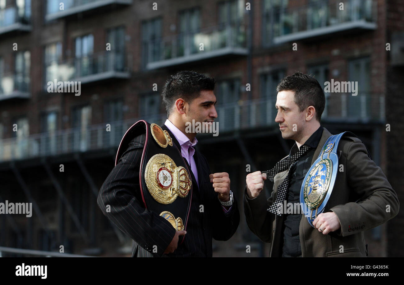 Following a press conference at the lowry hotel hi-res stock ...