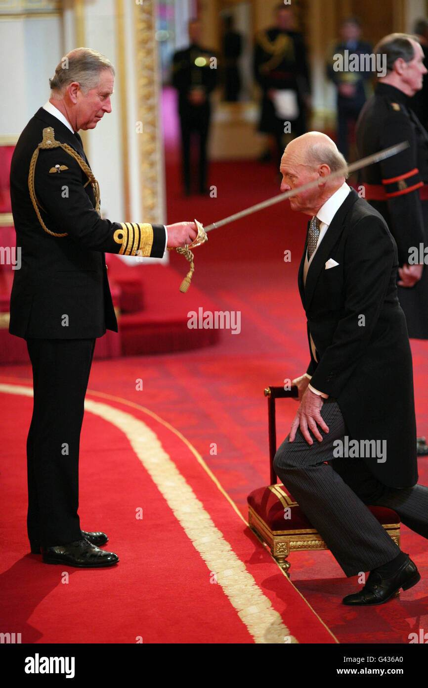 Sir Alec Reed, 76, is knighted for services to business and charity by ...