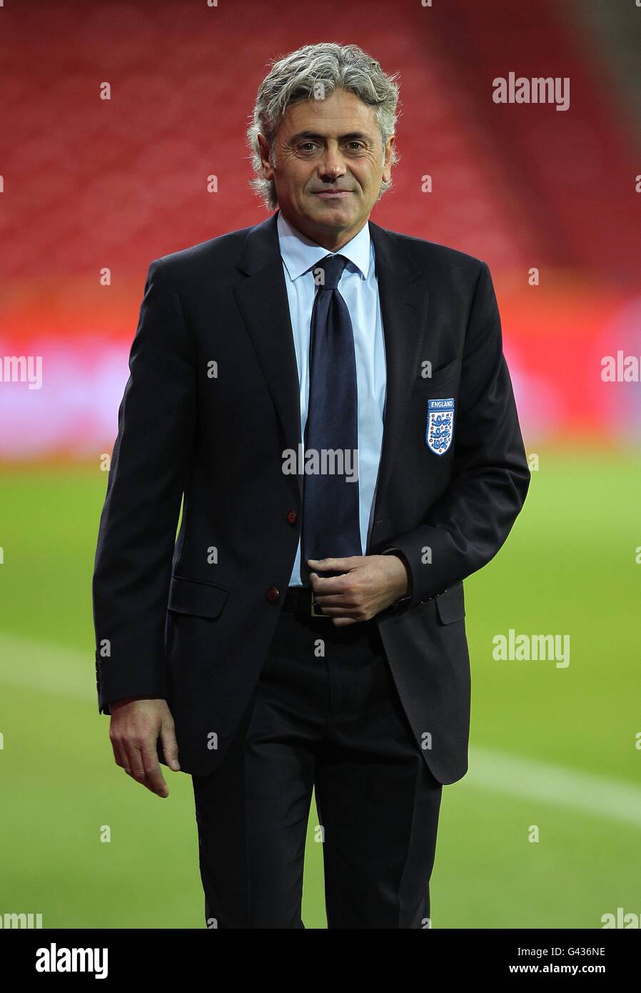 England general manager franco baldini left prior to kick off hi-res ...