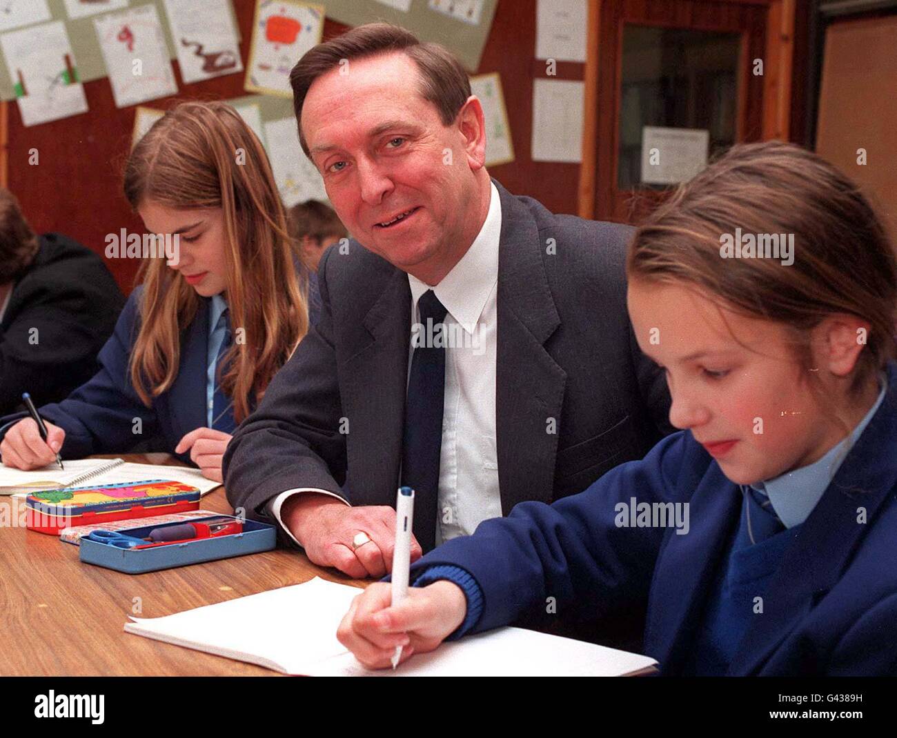 School headmaster with pupils hi-res stock photography and images - Alamy