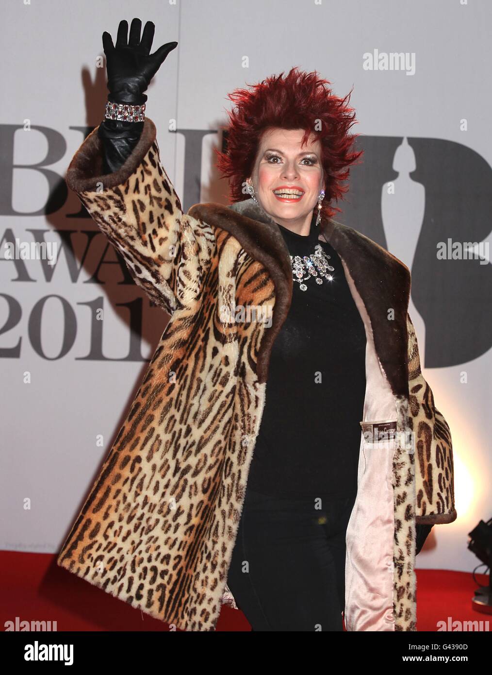 Cleo rocos arriving brit awards o arena hi-res stock photography and ...