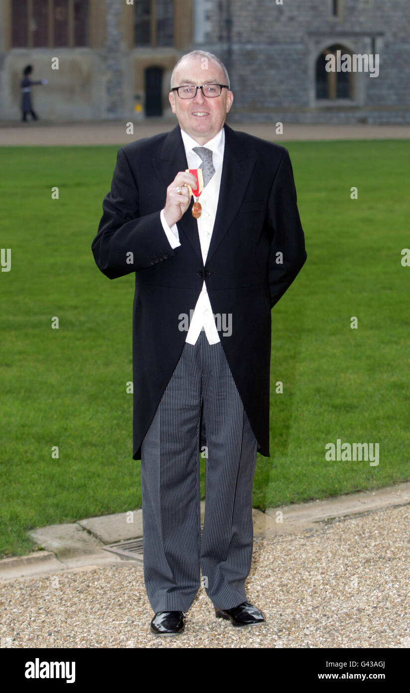 Sir Stephen Bubb after he received his Knighthood from Queen Elizabeth ...