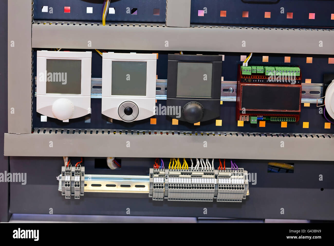 View on advanced industrial control panel hi-res stock photography and ...